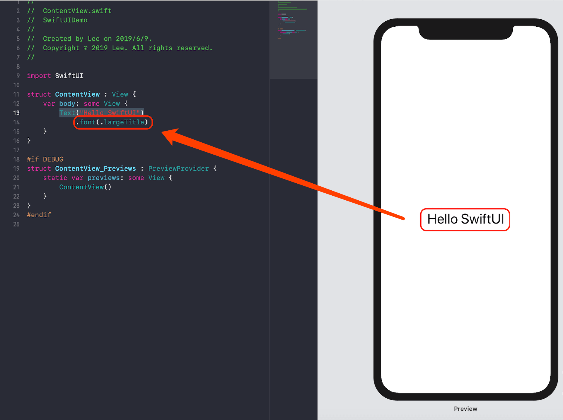 SwiftUI 系列教程（1）—— 初识 SwiftUI | Lee 的笔记本